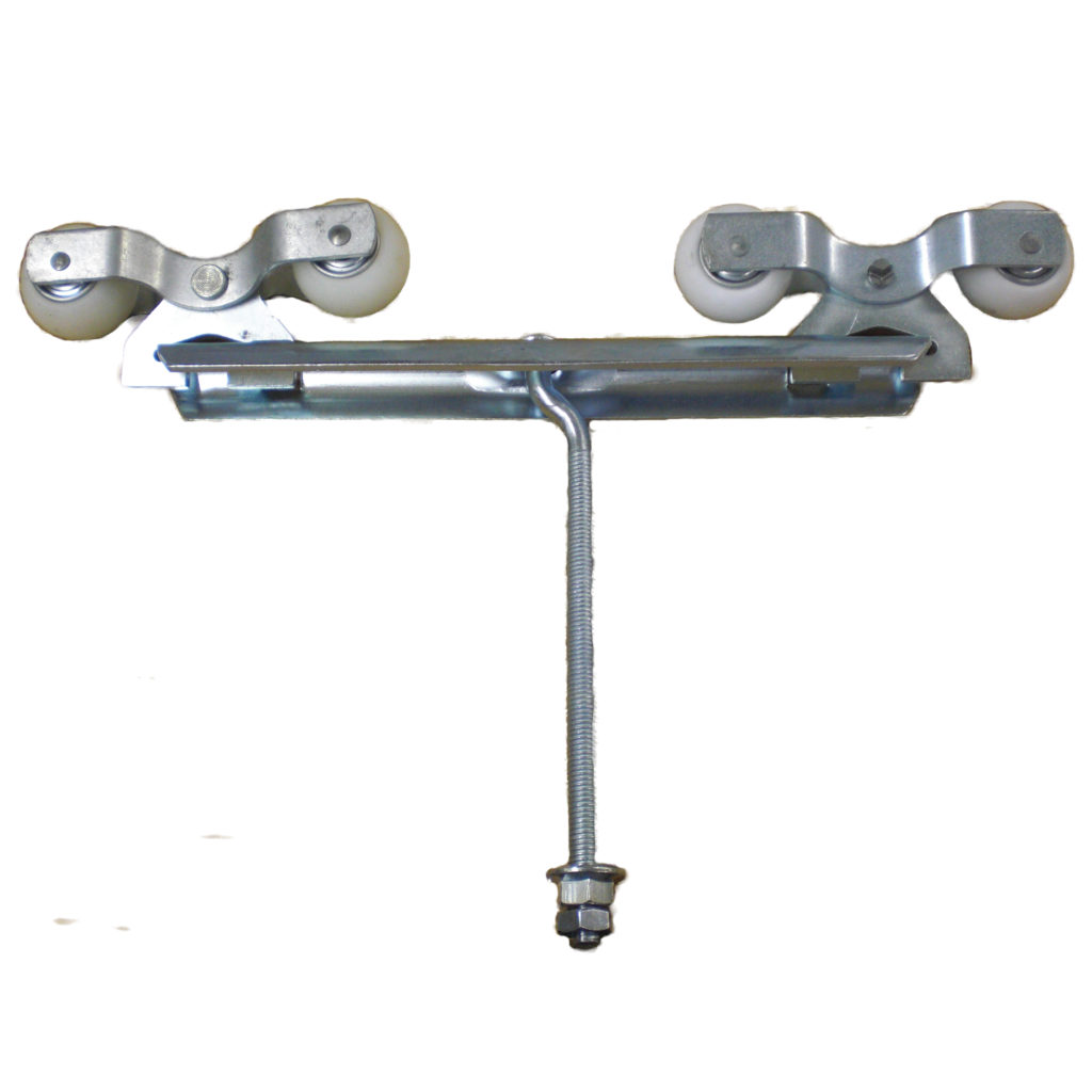 Delrin Double Truck Trolley w/9" bolt - AW Metal LLC